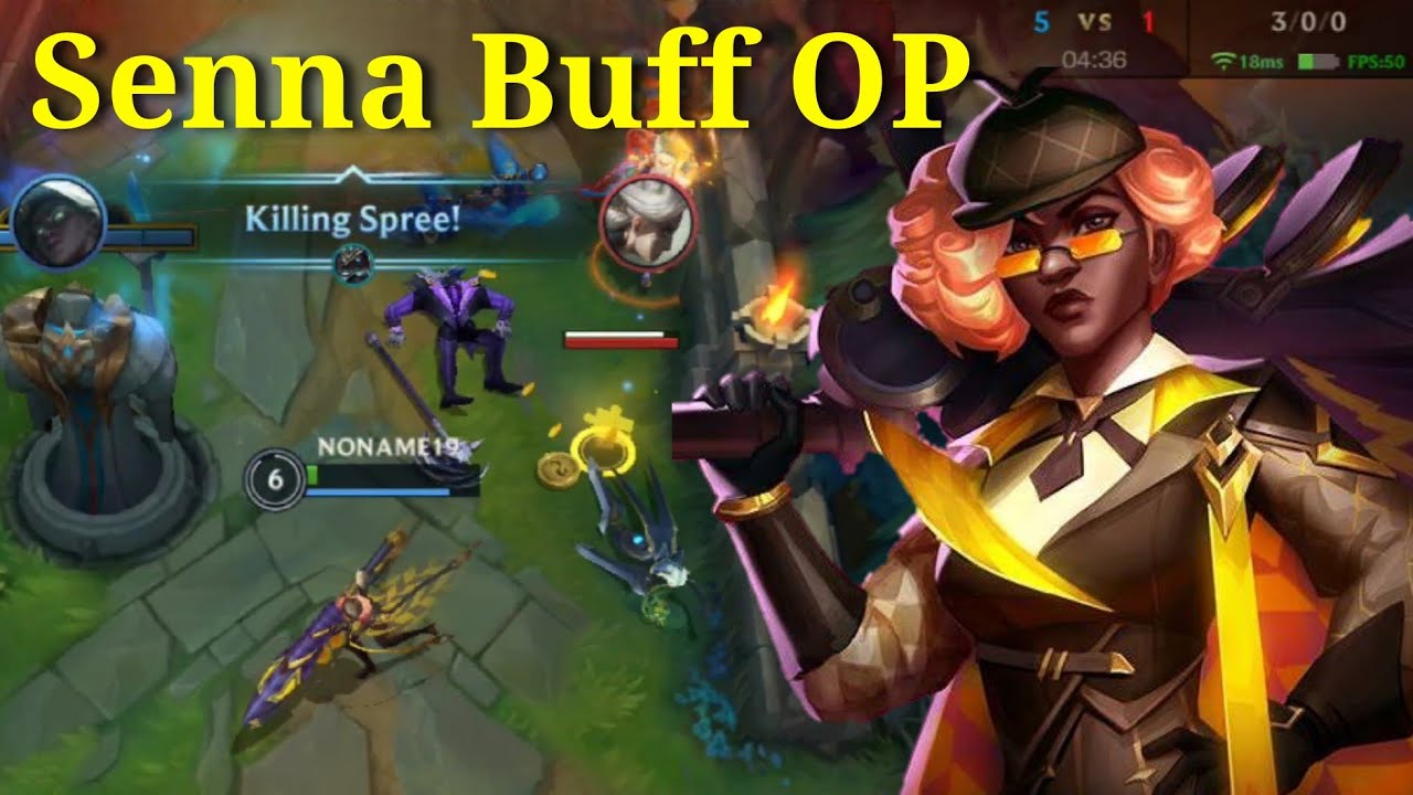 Senna Buff Is Over Power ! Tier S Patch 4.0B Gameplay Senna - League of ...
