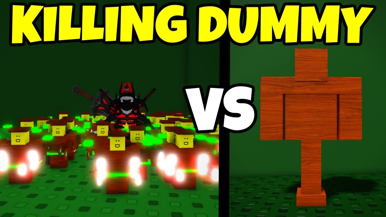 KILLING The DUMMY in Roblox Control Army - YouTube