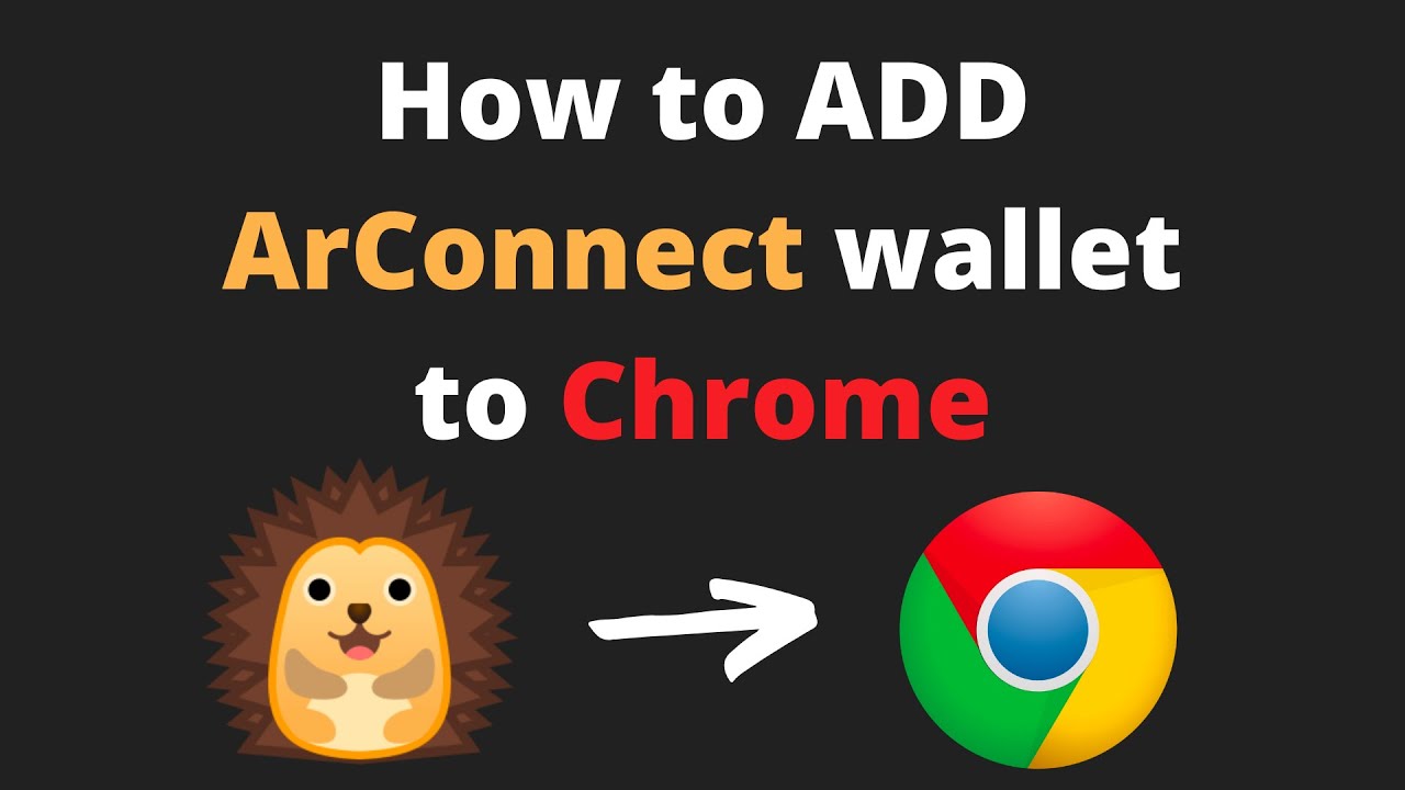How to add ArConnect Wallet to Chrome for Arweave token (AR) - YouTube