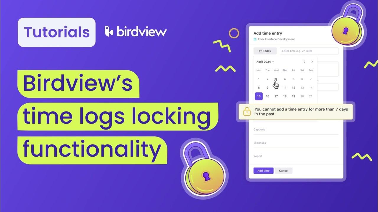 Time Logs Locking | Birdview tutorial - YouTube