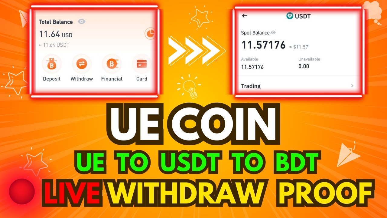 UEcoin Miner Bot || UE COIN withdraw On binance || instant $11+ income and Instant payment ...