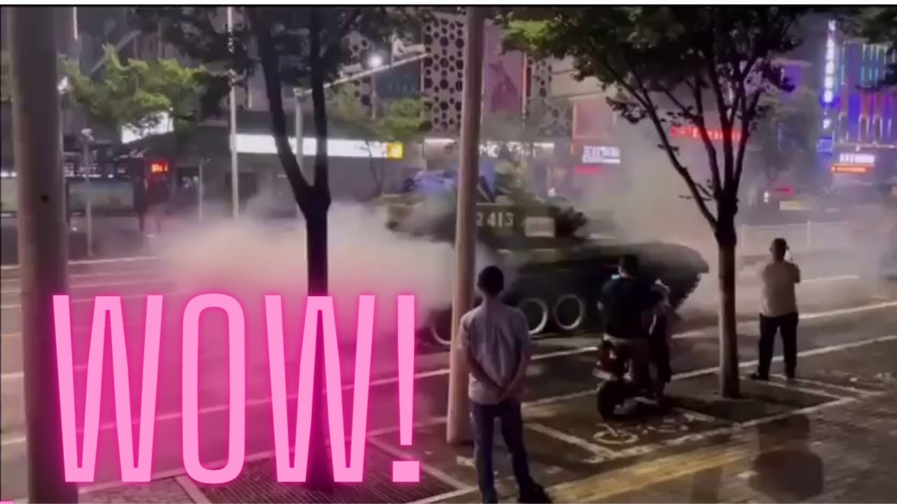 China Bank Run Crazy Video Of Tanks In Streets SHTF 2022 - YouTube