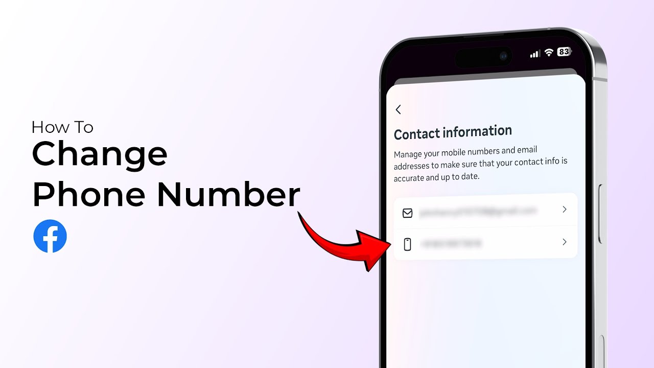 How To Change Phone Number On Facebook? - YouTube