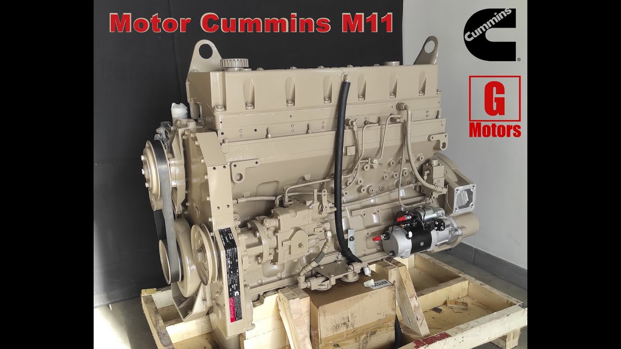 Motor CUMMINS M11 - GMotors - YouTube