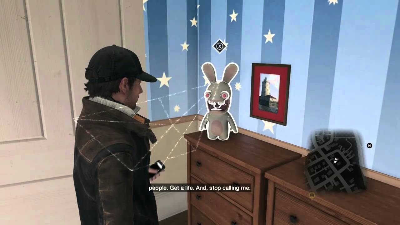 [Watch_Dogs] There's a Rabbid in my Watch Dogs (Xbox One Clip) - YouTube