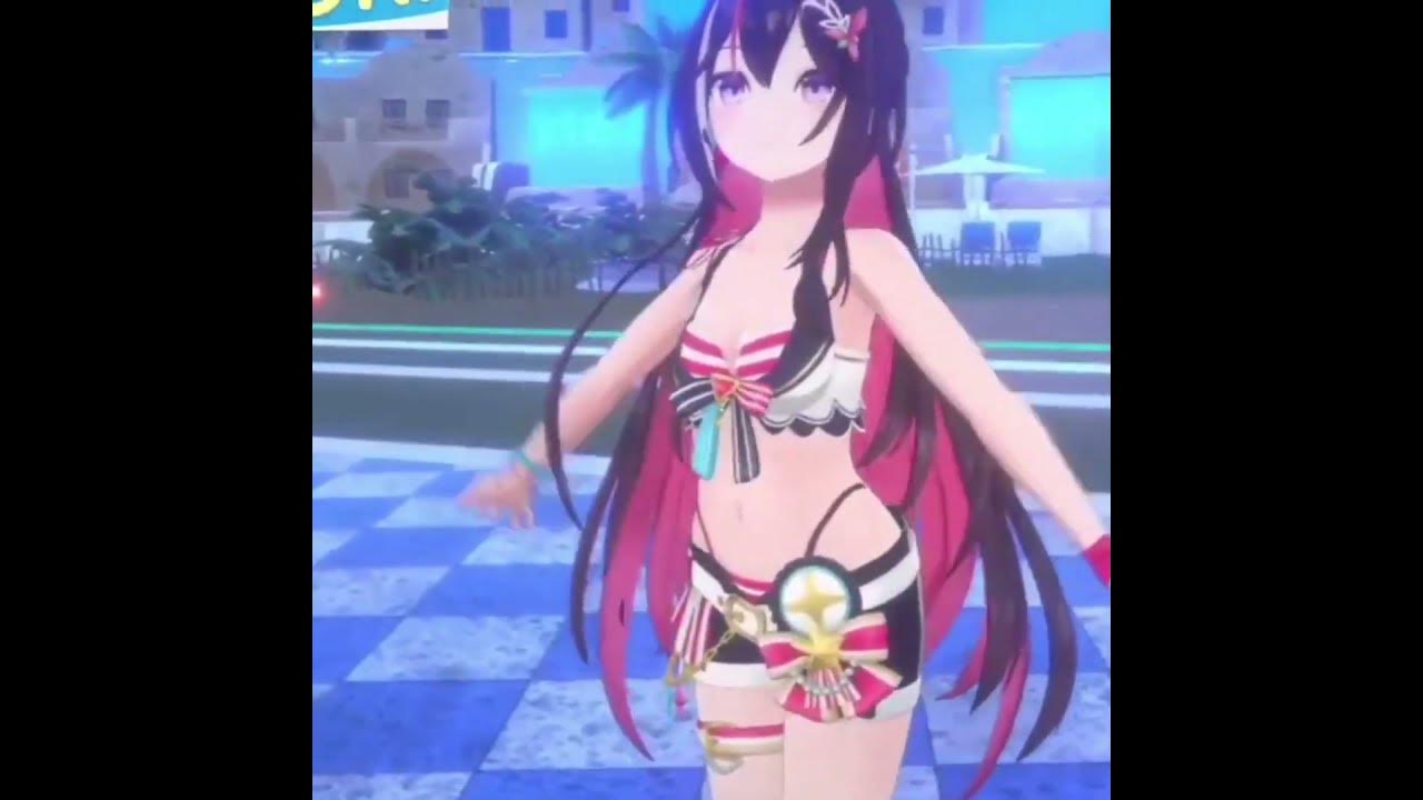 AZKi show her NICE BODY [ホロライブGIF/AZKi] - YouTube