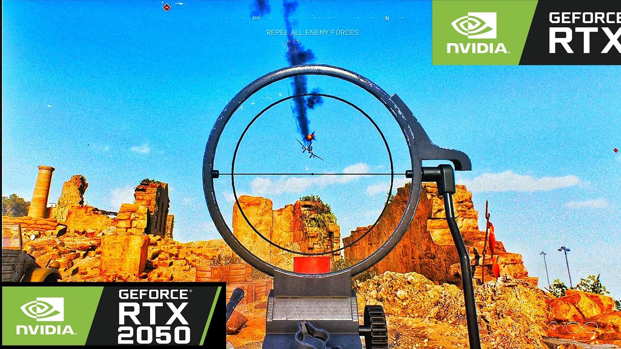 RTX 2050 Battlefield V REPEL ALL ENEMY FORCES - YouTube