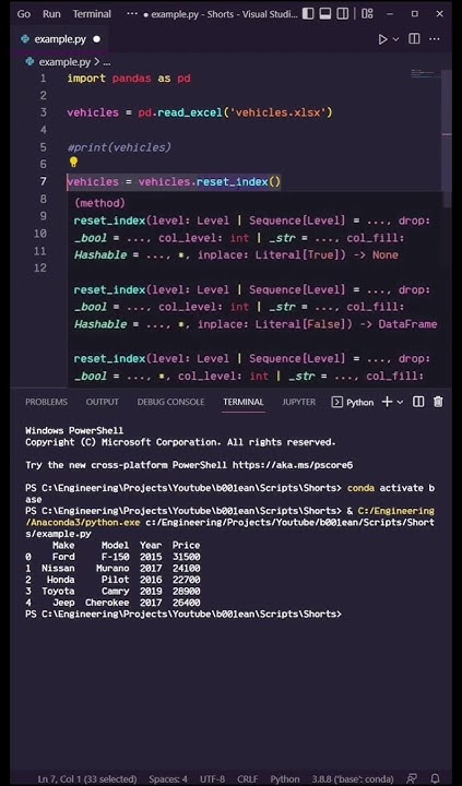 Iterating Rows In Pandas Python Coding Programming Youtube