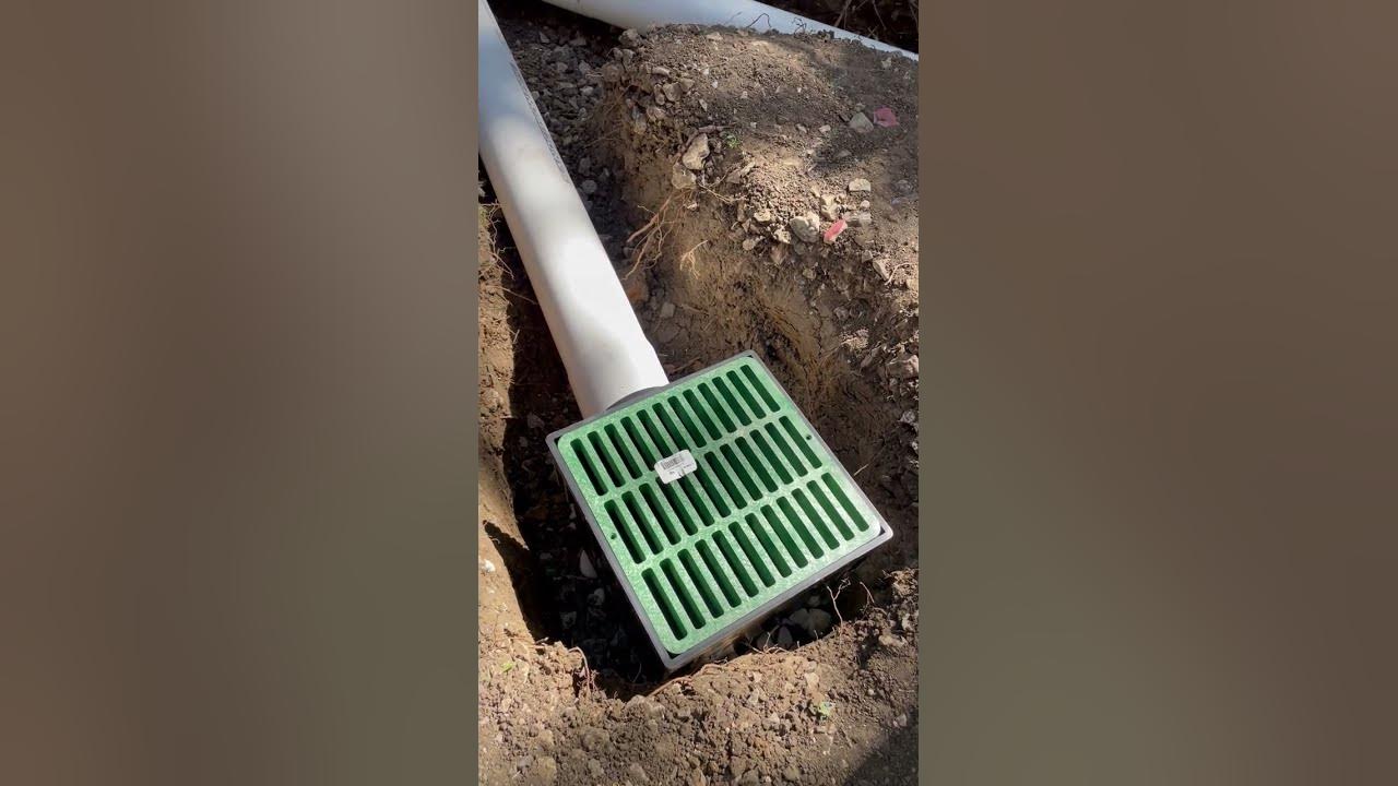 How to Install Landscape Drainage Correctly - YouTube