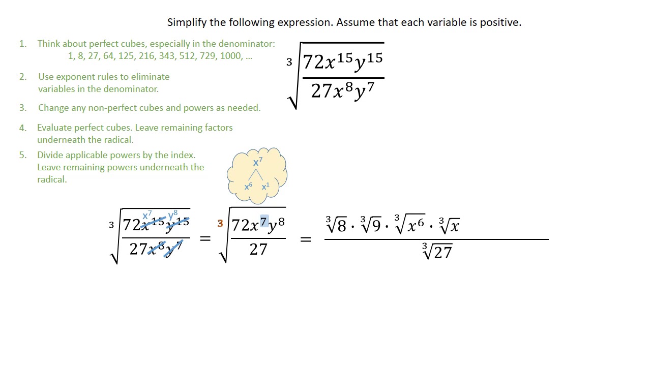 Simplifying Radicals Cube Root With Rational Expression YouTube simplifying-radicals-cube-root-with-rational-expression-youtube