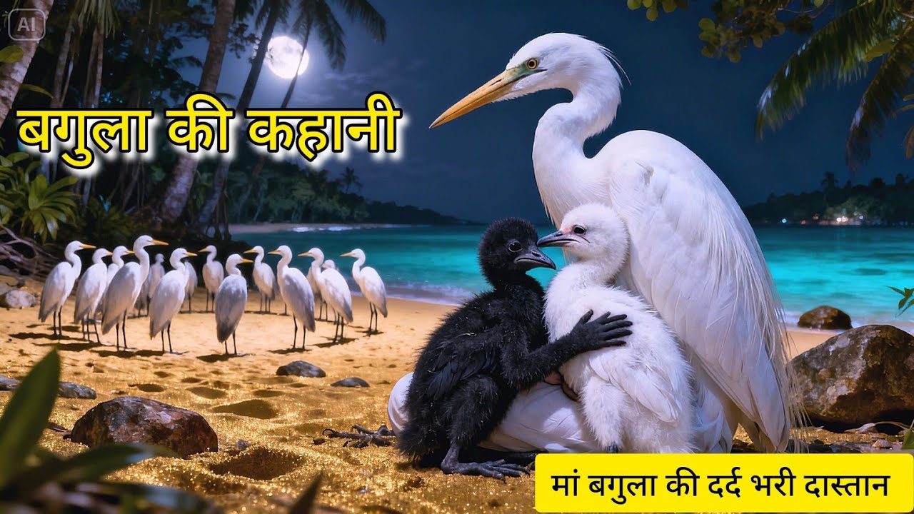 बगुलों की कहानी 😢 | माँ की कुर्बानी और चील का आतंक | Emotional Animal ...