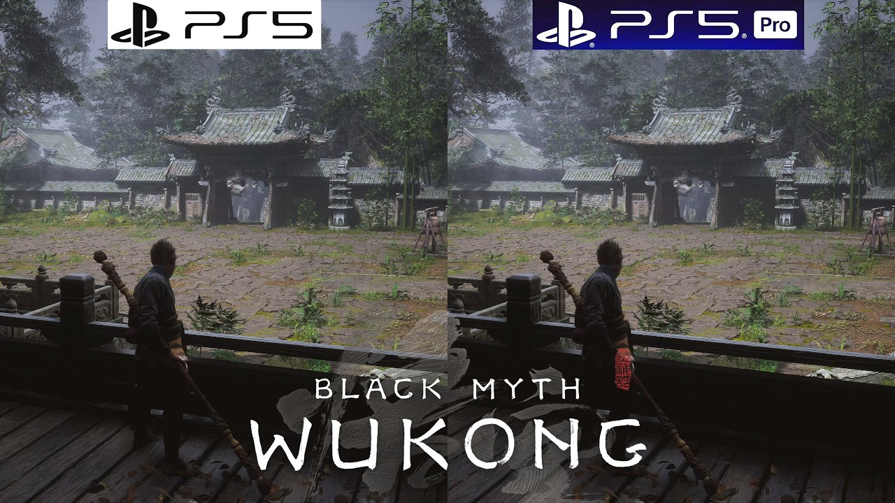 Black Myth Wukong PS5 vs PS5 Pro - Graphics Comparison - Framerate - 4K ...