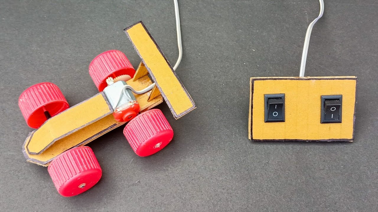 How to make a mini rc car at home | Mini rc car - YouTube