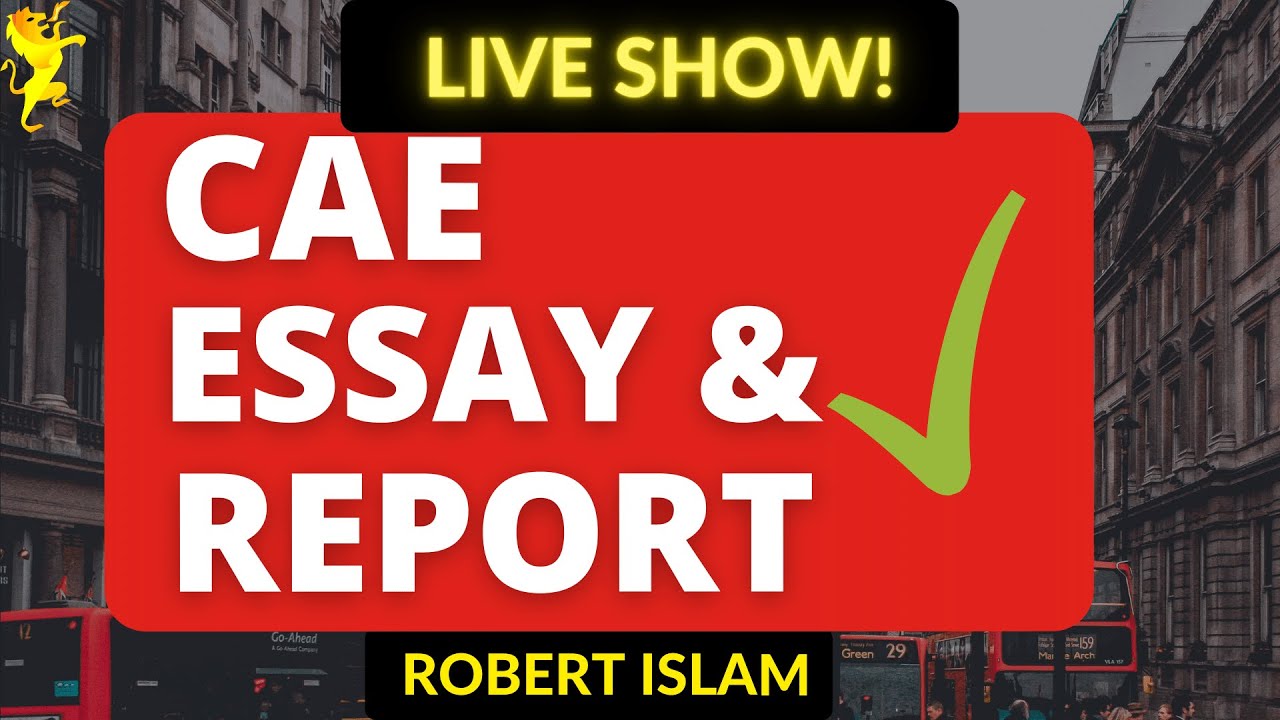 CAE Essay and Report Checked: Analysis with Exam Criteria - YouTube