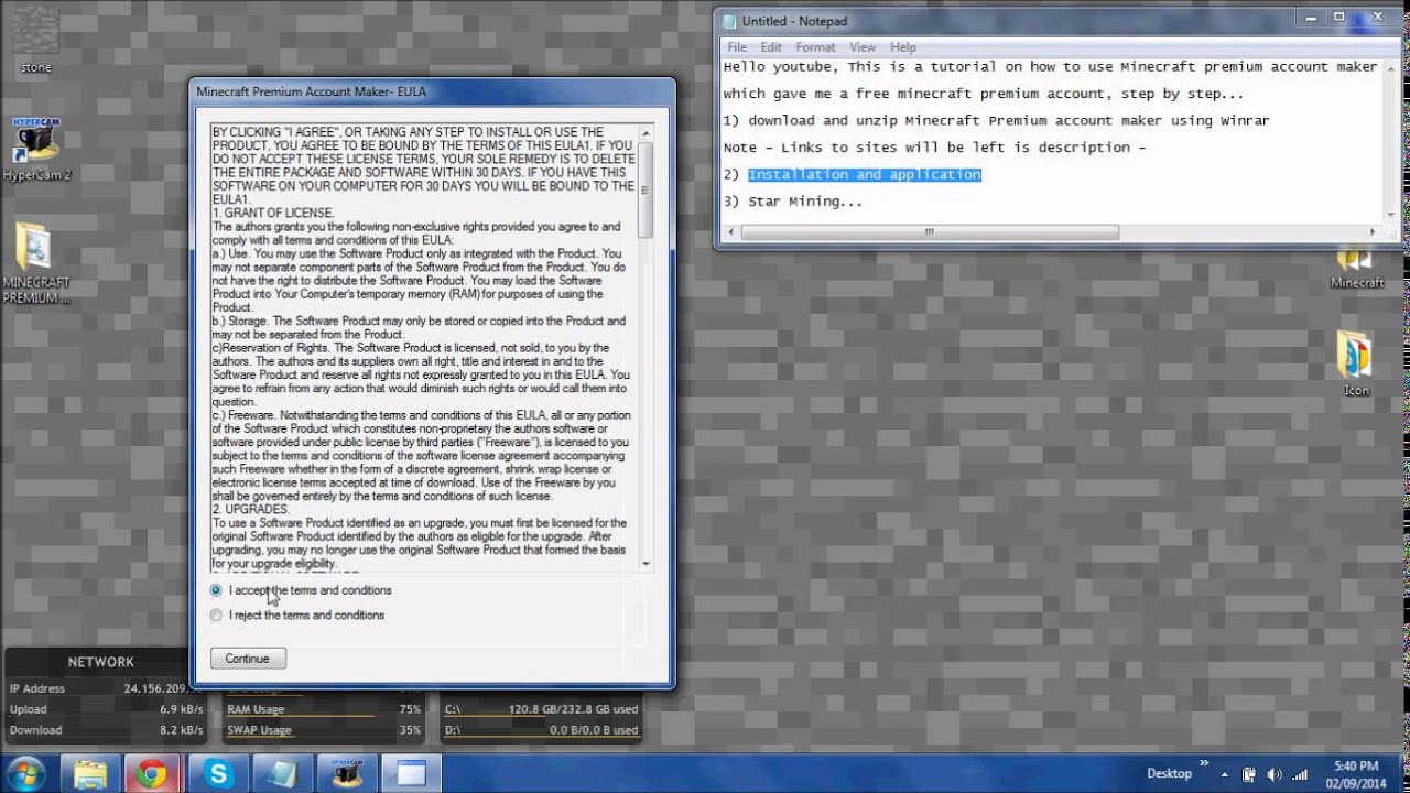 Minecraft Premium Account Maker - YouTube