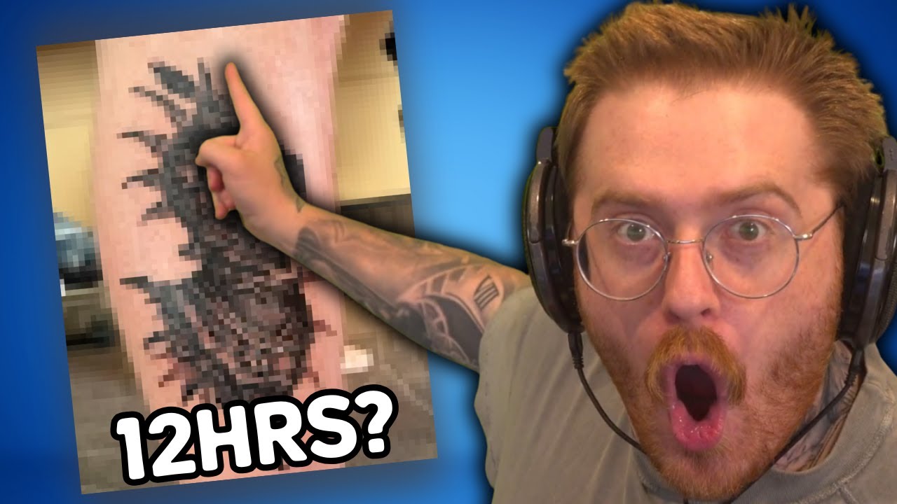 Wubby Shows INSANE New Tattoo! - YouTube