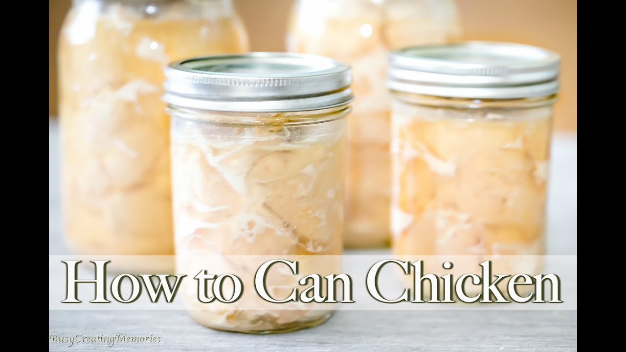 How to can chicken, It's easier than you think! - YouTube