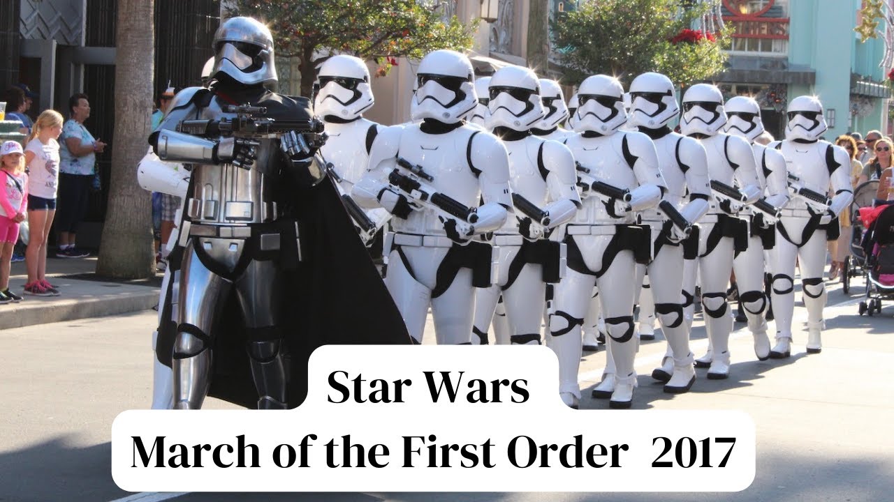 Disney's Hollywood Studios Star Wars March of the First Order 2017 ...