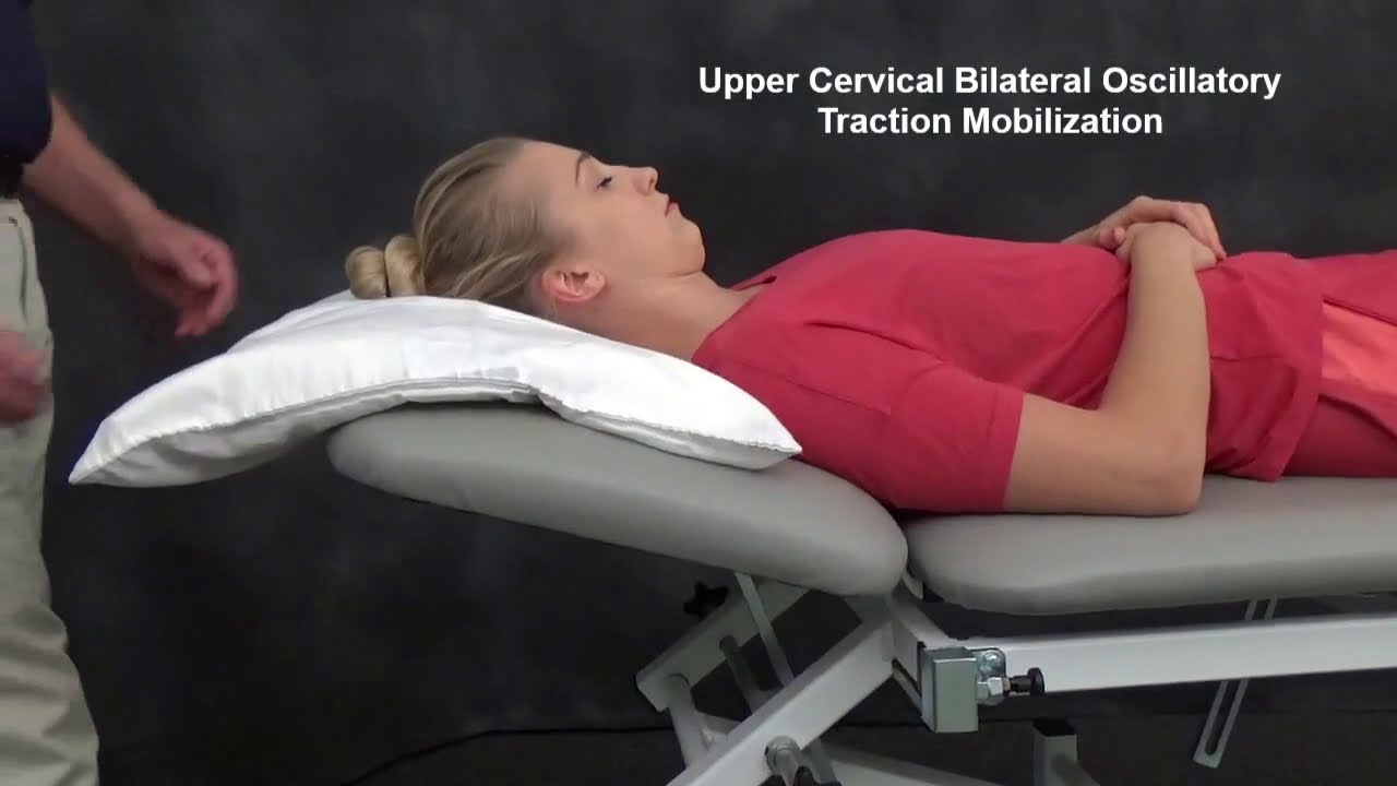 Upper Cervical Bilateral Oscillatory Traction Mobilization - YouTube