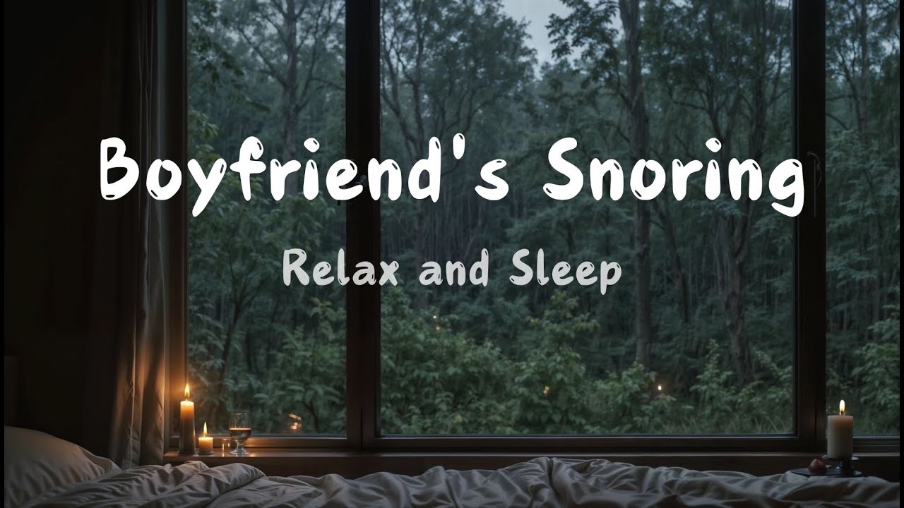 asmr snoring - sleep relaxation - rain asmr - YouTube