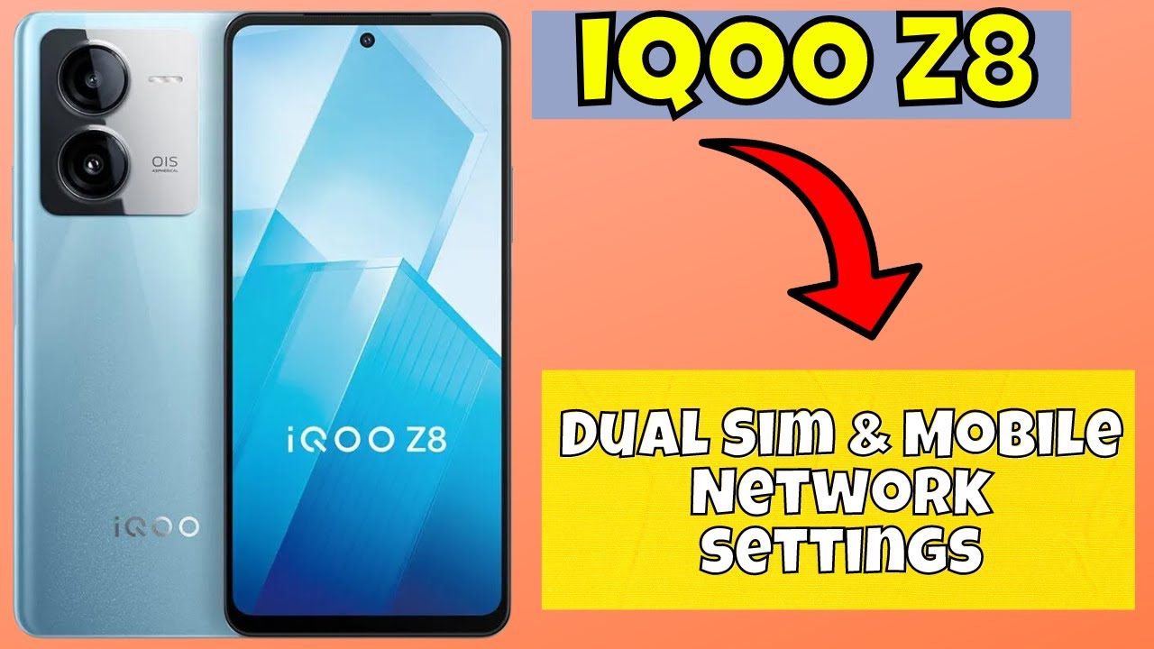 Dual Sim & Mobile Network settings iQOO z8 || How to use dual sim and ...