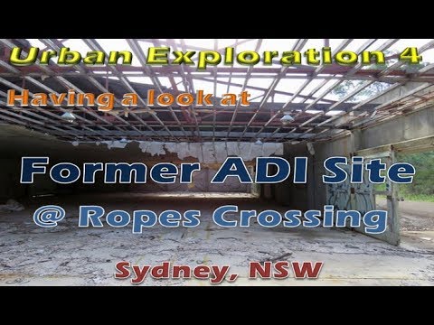 Urban Exploration 4 - Ropes Crossing ADI Site - YouTube