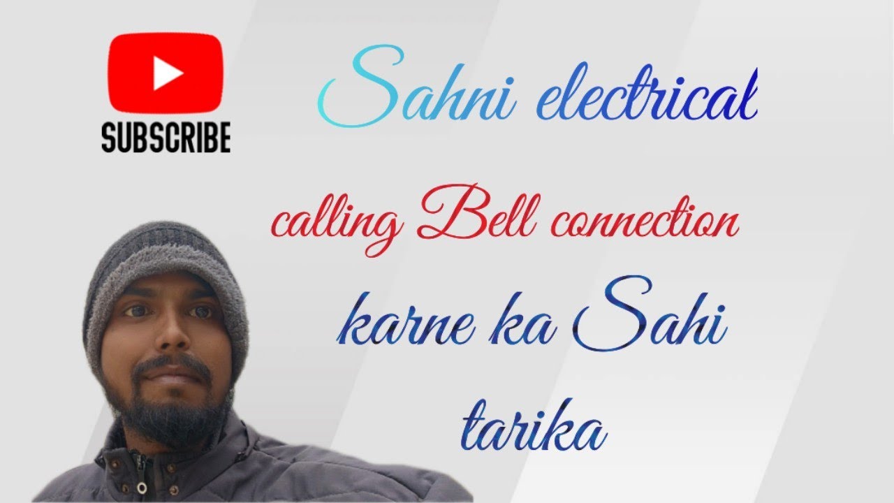 How to connect calling bell with switch see this #electrical # ...