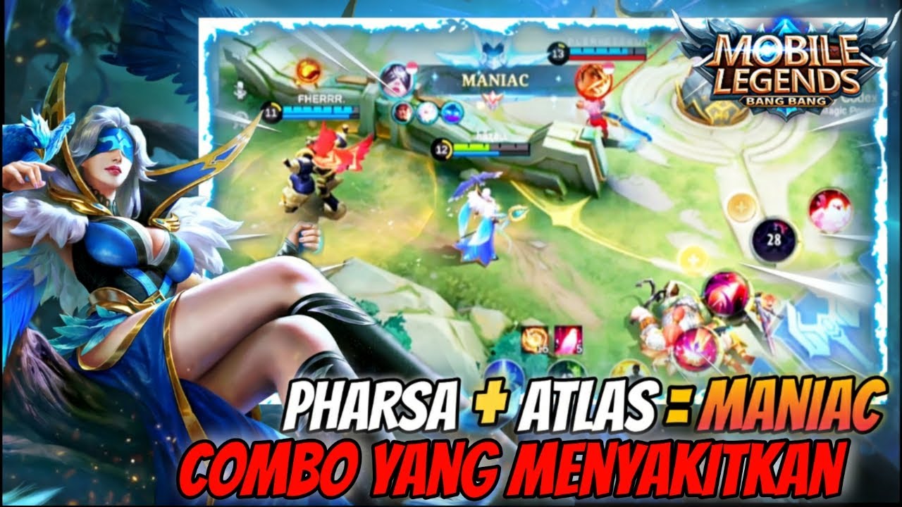 Combo Pharsa + Atlas | Build Pharsa Tersakit 2023 | Item Pharsa ...