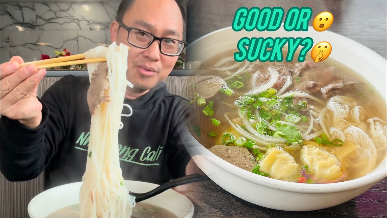 GRAND OPENING TRYING OUT BRAND NEW VIETNAMESE PHO RESTAURANT @ PHO ...