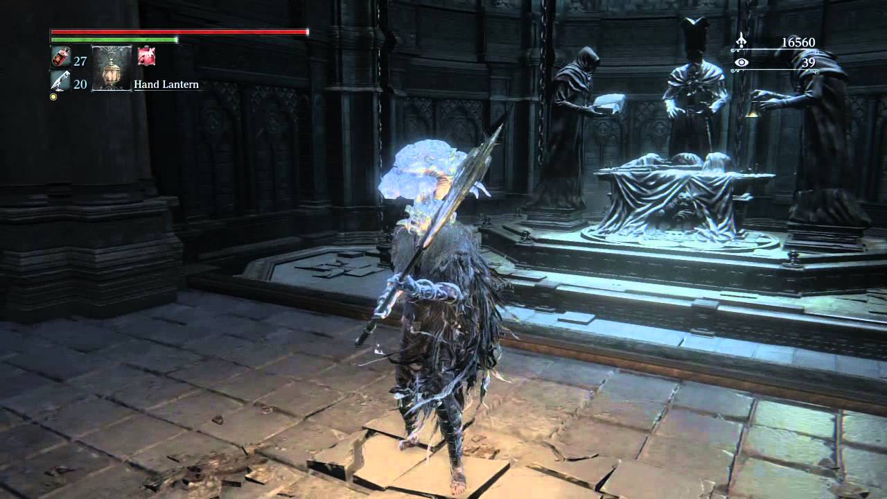 How To Acess Optional Boss Bloodborne The Old Hunters DLC - YouTube