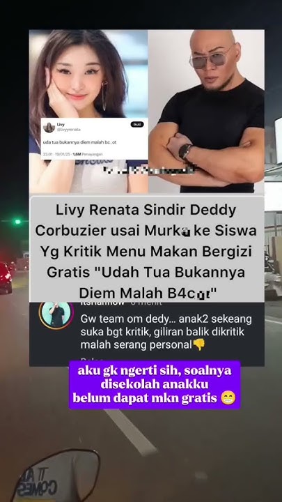 Livy Renata Sindir Dedycorbuzer Dengan Kata B4c T Dedicorbuzier