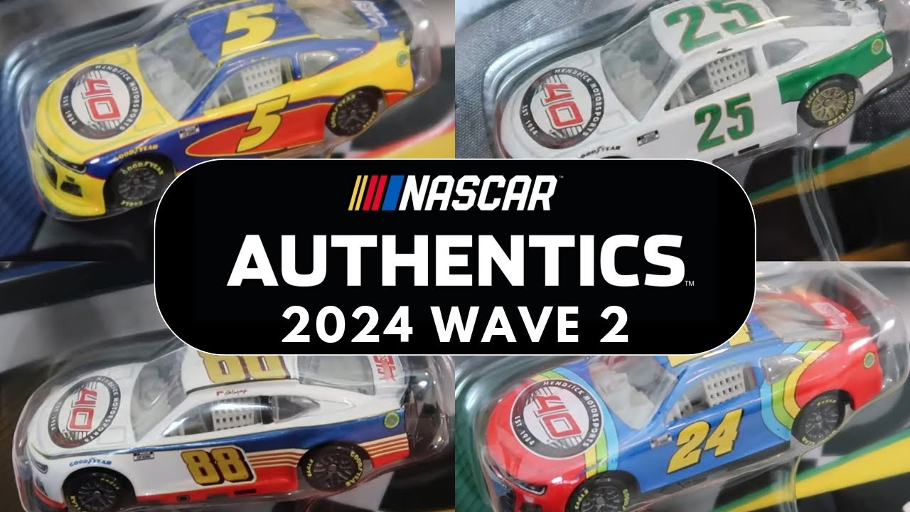 **LIVE** NASCAR AUTHENTICS 2024 WAVE 1 REVIEW - YouTube