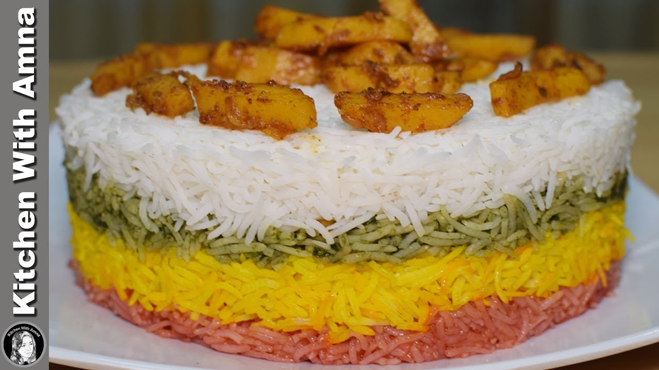 Rainbow Potato Rice Recipe - How to make Colorful Rice - Kitchen With ...