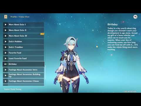 Eula wishes you a happy birthday - Genshin Impact - YouTube