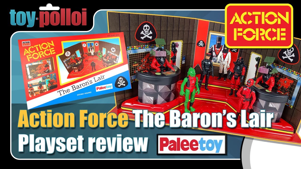 All New Palitoy Inspired Action Force Playset - The Baron's Lair review ...