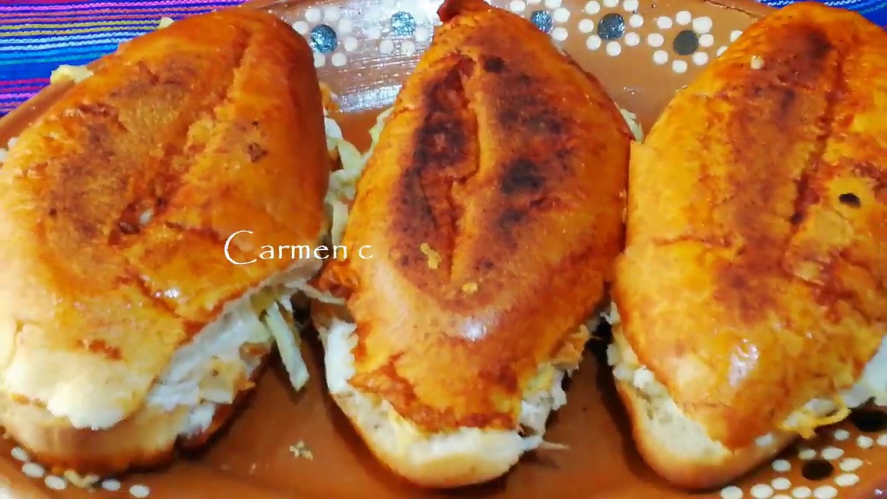 Pambazos comida mexicana - YouTube