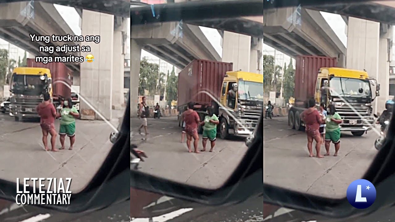 Marites Sa Kalye Umiwas Truck Muntik Tumama Sa Poste Pinoy Funny Videos ...