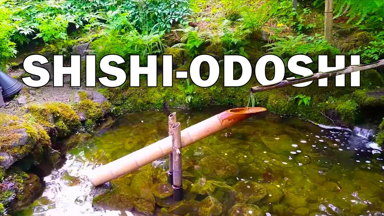 Japanese Bamboo Water Fountain Sound: Shishi-odoshi Sound, deer chaser ...