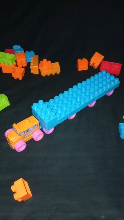 Satisfying DIY Blocks Lorry | ASMR Building Blocks | #buildingblockstoys #shorts - YouTube