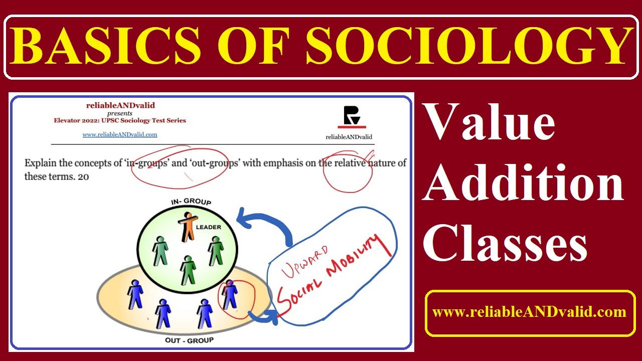 Basic of Sociology | Value Addition Classes | reliableANDvalid ...
