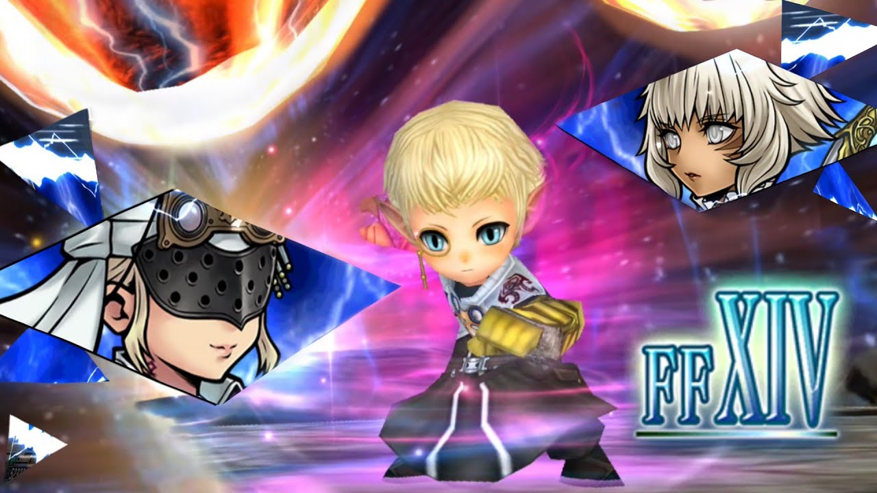 DFFOO [JP]: Papalymo BT Raid RE-SHINRYU | FF14 Theme | Yda Y'shtola ...