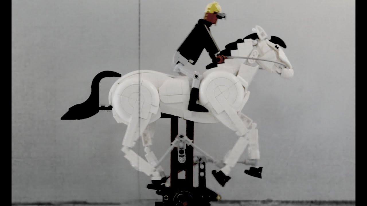 LEGO A Race Horse Galloping - Eadweard Muybridge Version - YouTube