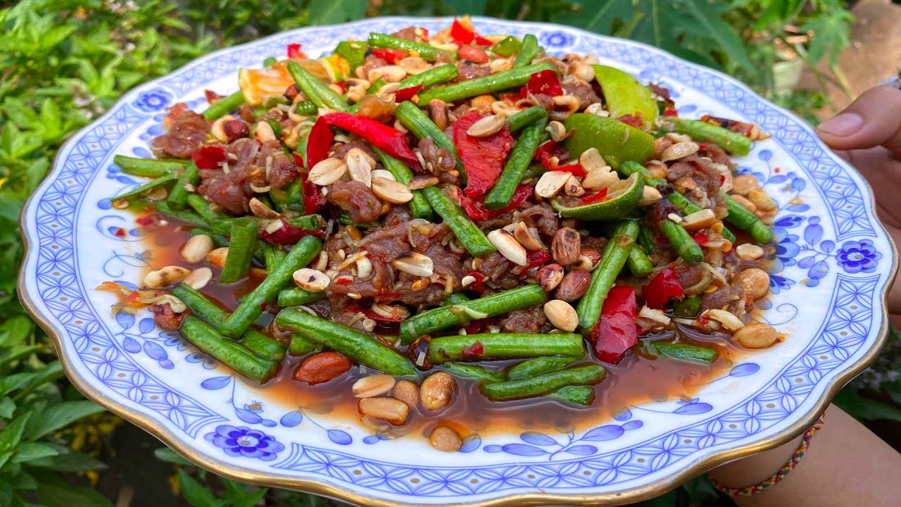 Yummy salad fish with Sdoa recipe - cooking skill - YouTube