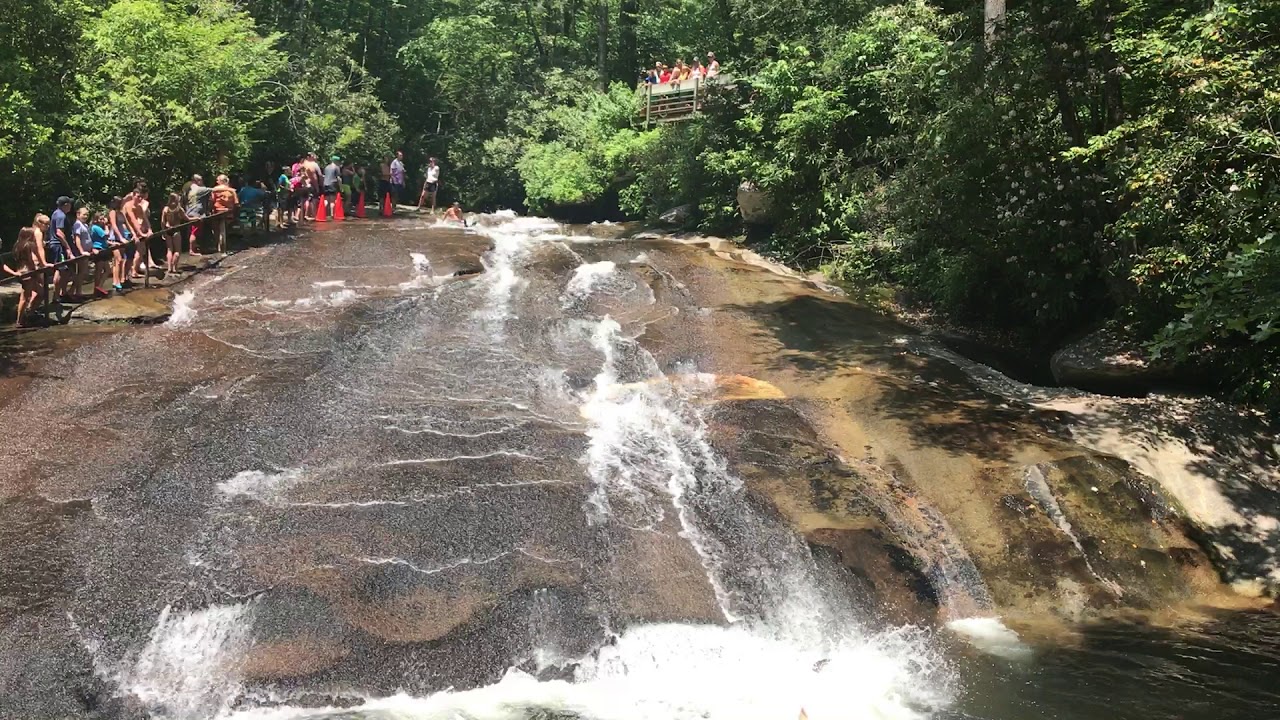 Sliding Rock North Carolina Map