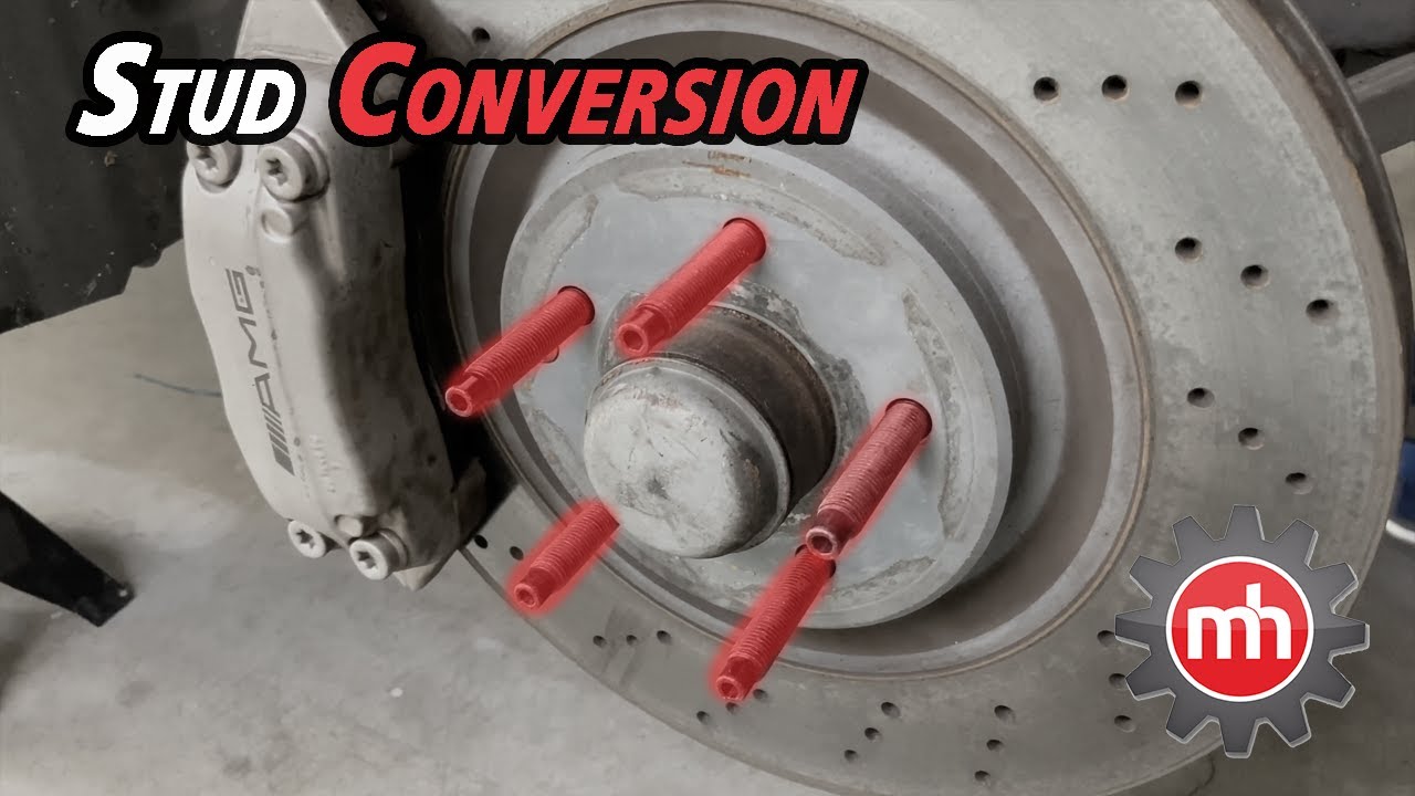HOW TO INSTALL WHEEL STUD CONVERSION! - YouTube