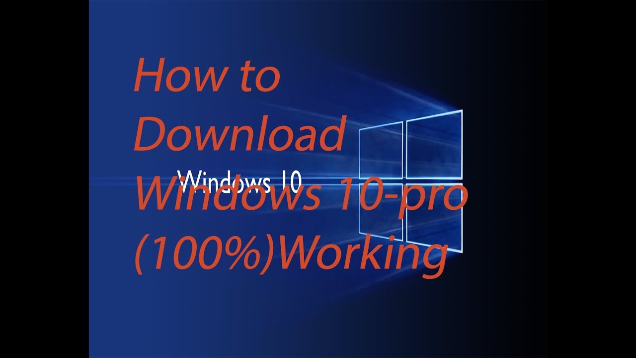 How To Download Windows 10 Pro full version Free Torrent -Pc (Working ...