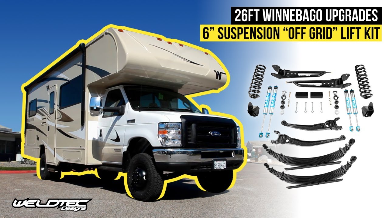 26ft Winnebago Gets 6" Suspension Lift Kit with King Shocks and Other ...