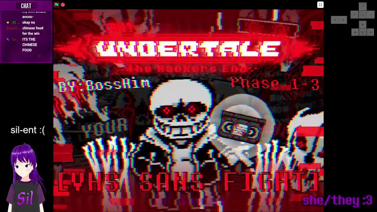 [Live] VHS Sans Phase 3 NO HEAL Attempts (Easy Mode) - YouTube