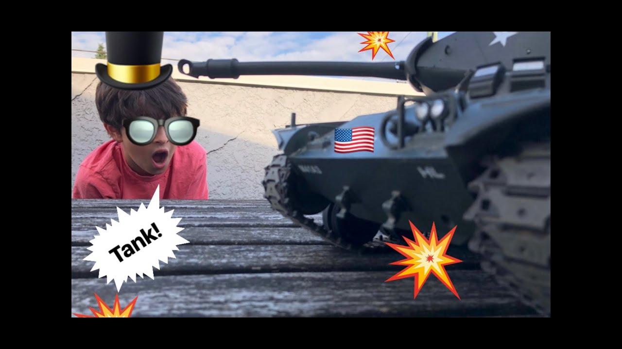 KID DRIVES A TANK ON HALLOWEEN!!! - YouTube