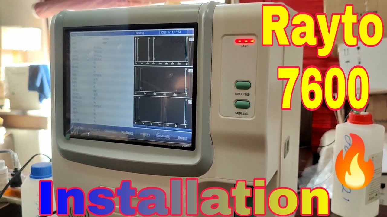 Auto Hematology Analyzer Installation - Detailed installation of Rayto ...